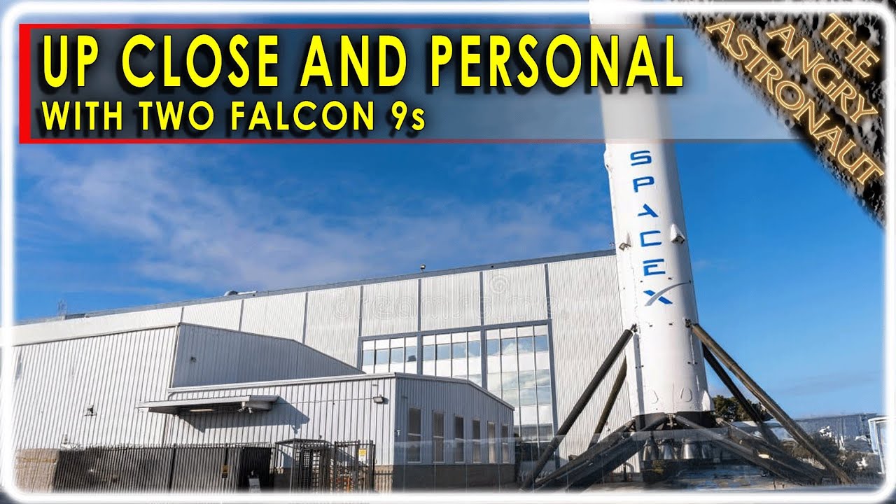 I get up close and personal with TWO SpaceX Falcon 9 rockets! - YouTube