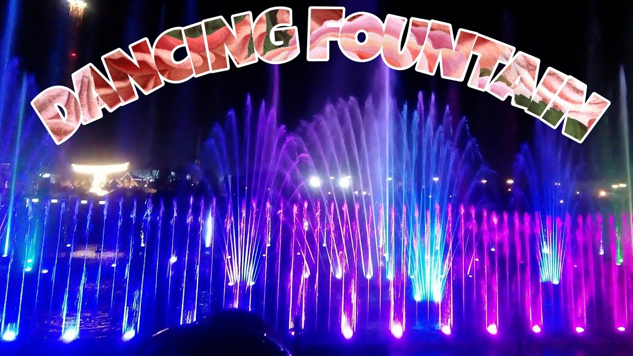 Dancing Fountain View at Adailiya Kuwait - YouTube