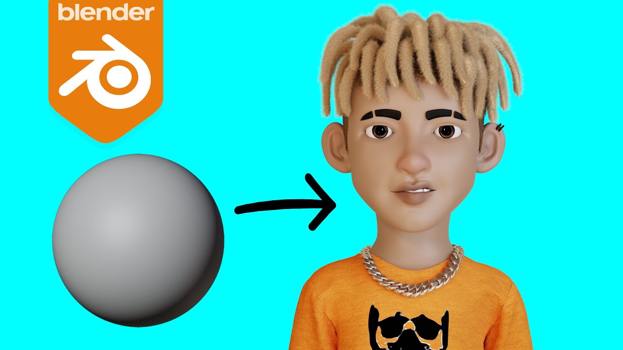 How to Make a Stylized Hip hop Character in Blender 3.2 - YouTube