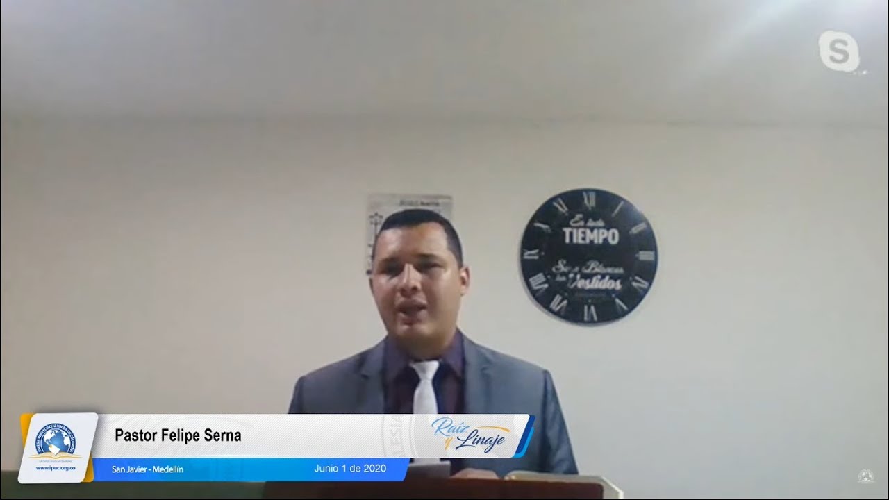 Llamados a Ser Santos - Pastor Felipe Serna | 1-JUN-2020 7PM - YouTube