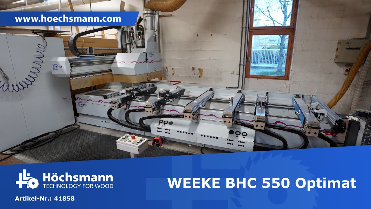 WEEKE BHC 550 Optimat (Höchsmann Klipphausen) - YouTube
