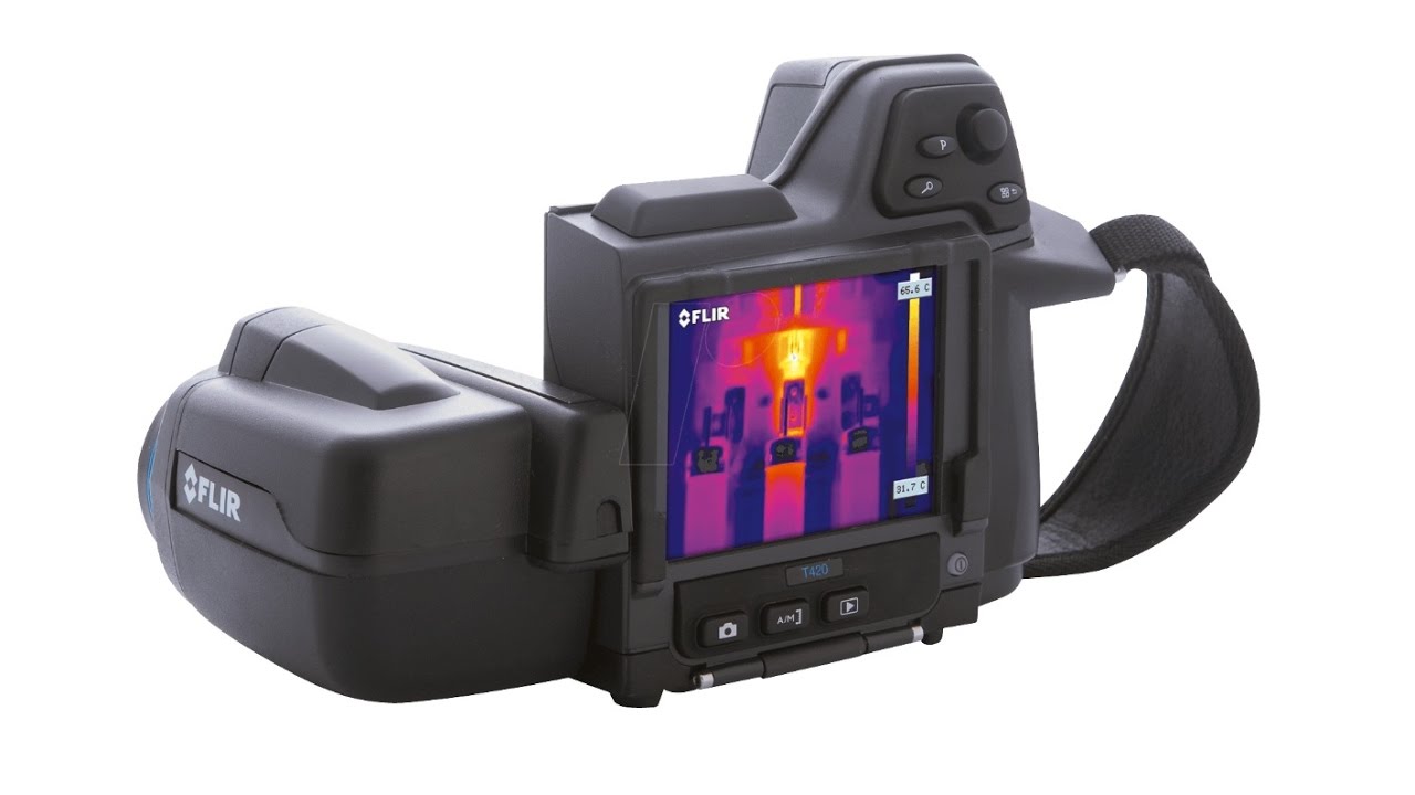 Camera chụp ảnh nhiệt hồng ngoại FLIR T420 T440 - YouTube