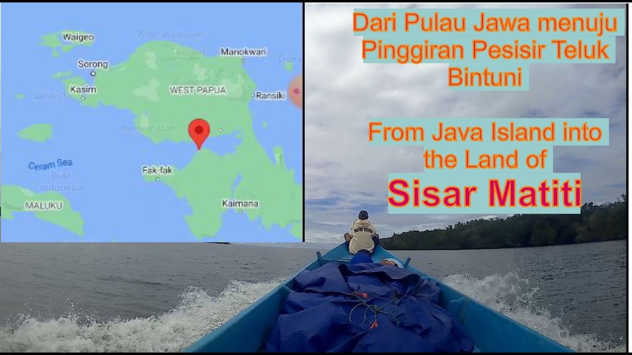 Travel Route from Jakarta - Manokwari - Teluk Bintuni in West Papua ...