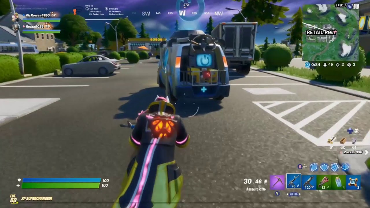 playing fortnite with 1000 ping - YouTube