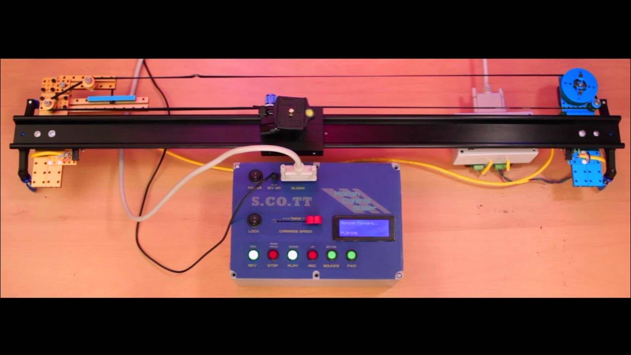 S.co.tt's DIY Motion Control Camera Slider - Introduction and Demo ...