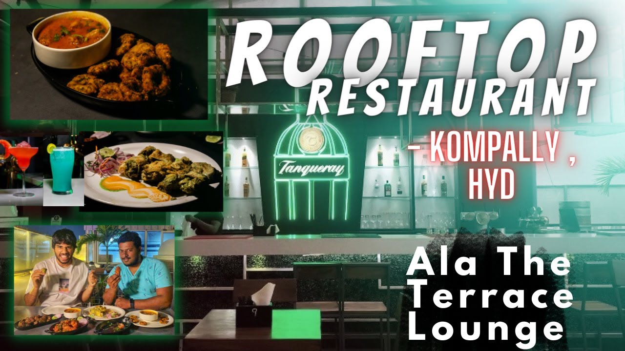 Hyderabad's Crazy Rooftop restaurant in Kompally | Delicious Food # ...