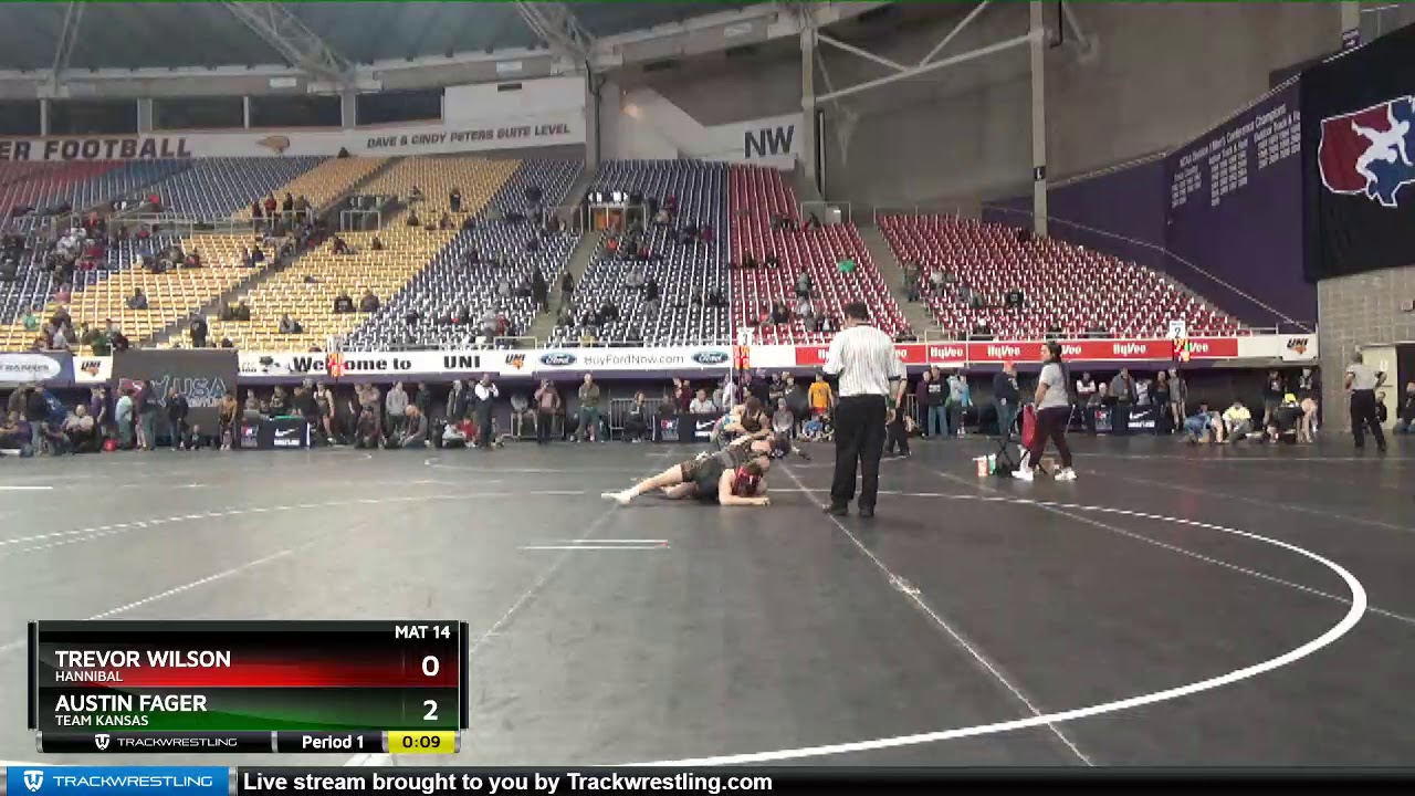 16U 160 Austin Fager Team Kansas Vs Trevor Wilson Hannibal - YouTube