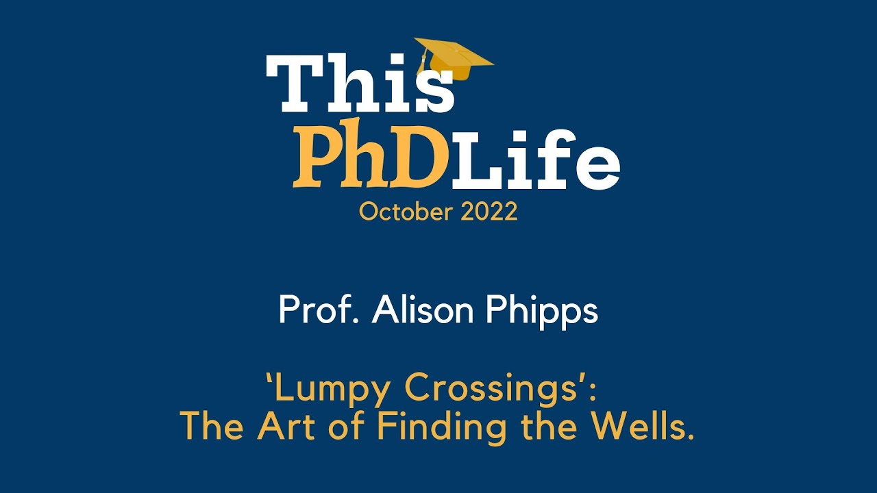 [Keynote] 'Lumpy Crossings': The Art of Finding Wells (Prof. Alison ...