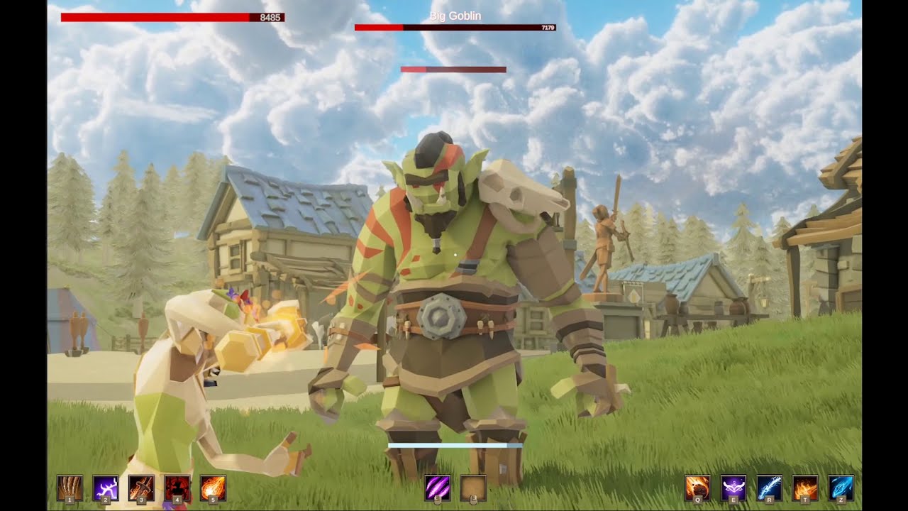 Mage Boss Fight | Low Poly RPG - YouTube