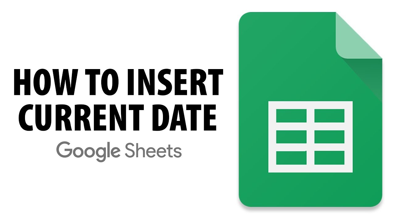 How To Insert Current Date In Google Sheets YouTube How To Insert Current Date In Google Sheets YouTube