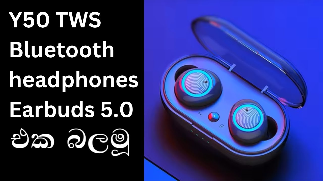 Y50 TWS Bluetooth headphones Earbuds 5.0 Unboxing | Best Budget Earbuds ...