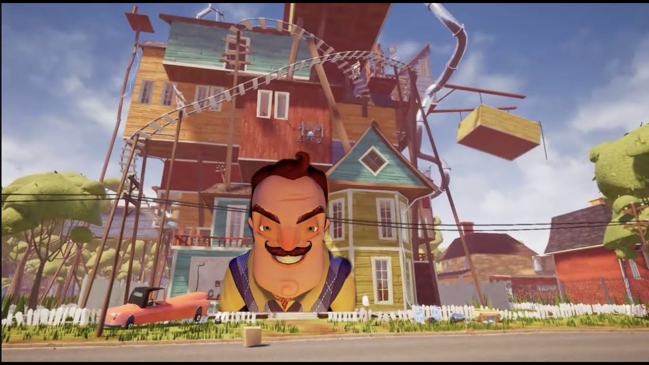 hello neighbor funny gamplay#2 - YouTube