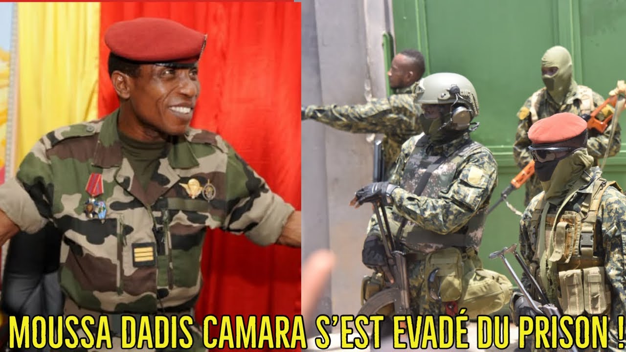 MOUSSA DADIS CAMARA S’EST ÉVADÉ DE LA PRISON….AVEC L’AIDE DES COMMANDOS ...