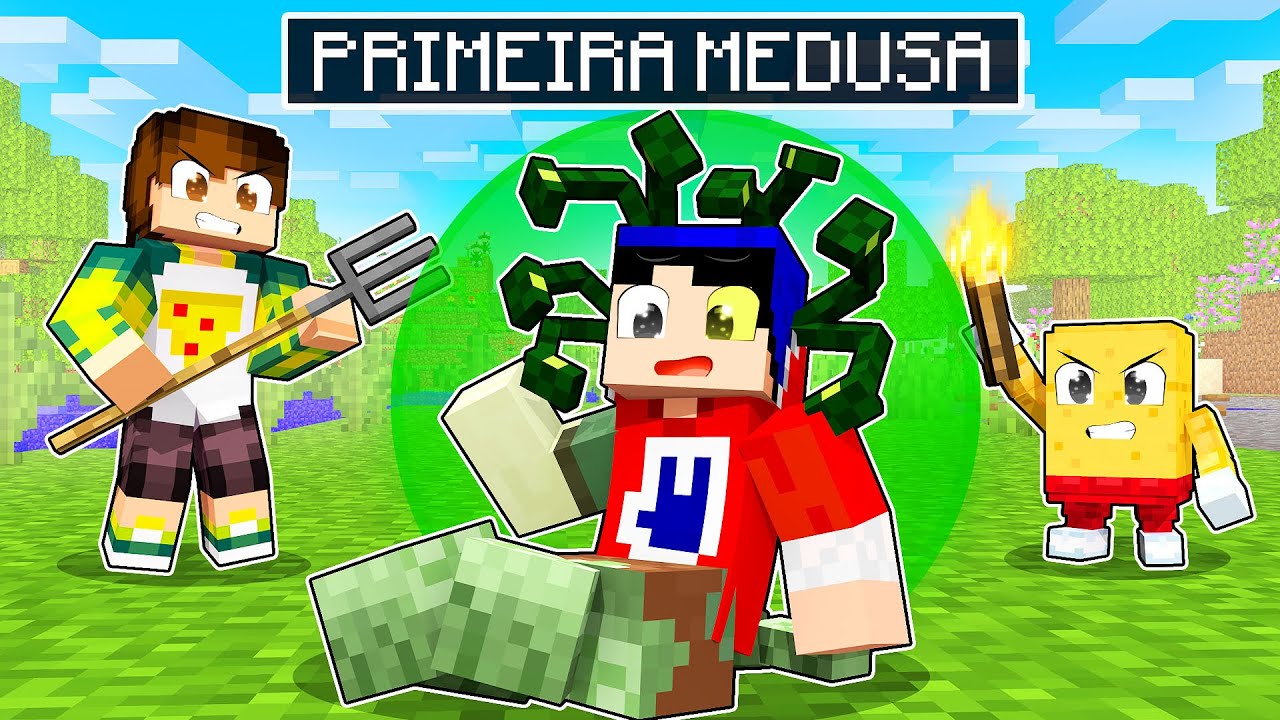 A HISTÓRIA DA PRIMEIRA MEDUSA no MINECRAFT! - YouTube