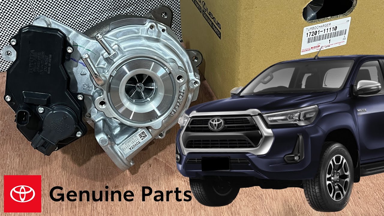 Toyota GENUINE Turbo Charger 17201-11110 Hilux Pickup 2.4D 2GD-FTV 4WD ...