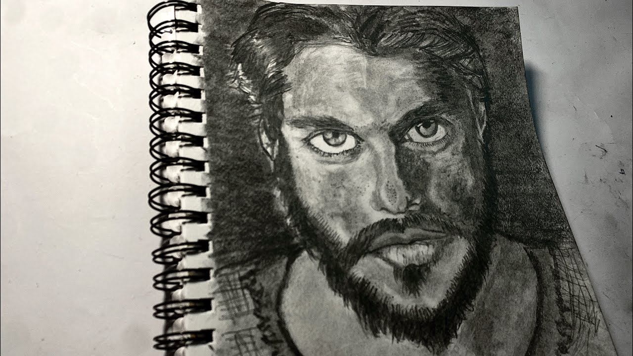 Drawing Simon Peter from The Chosen Timelapse - YouTube