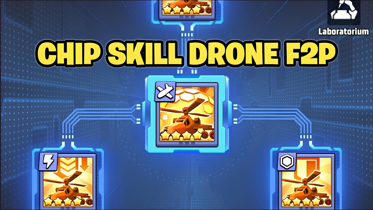 CHIP SKILL DRONE BINTANG 4 SEMUA LAST WAR SURVIVAL GAME - YouTube