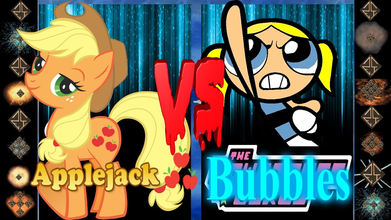 Applejack (My Little Pony) vs Bubbles (Powerpuff Girls) - Ultimate ...