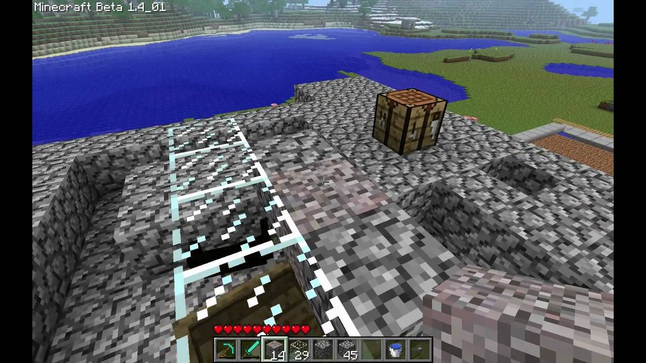 Minecraft - Wheat Farm Tutorial Part 2: Flood Gate System (Take 2 ...