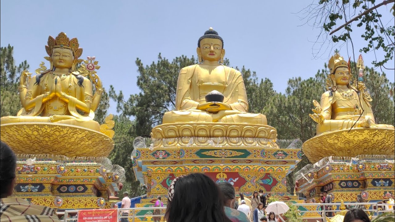swayambhu Trip | uuff ye Garmii 😱 Beautiful view of Kathmandu from top ...