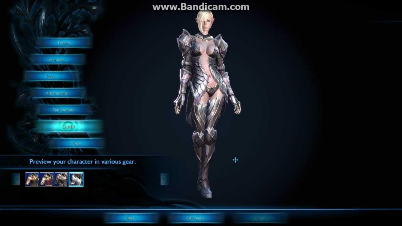 TERA Sample Armor - High Elf Male and Female - YouTube