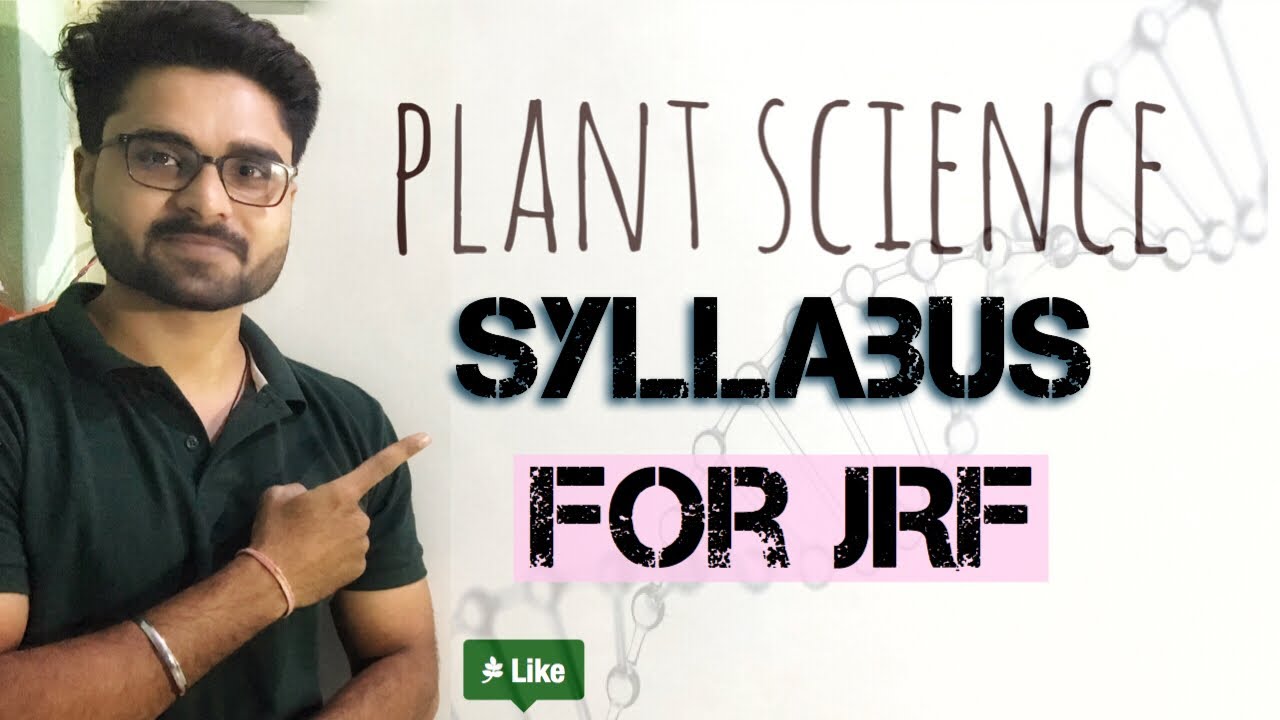 Plant Science syllabus for JRF - YouTube