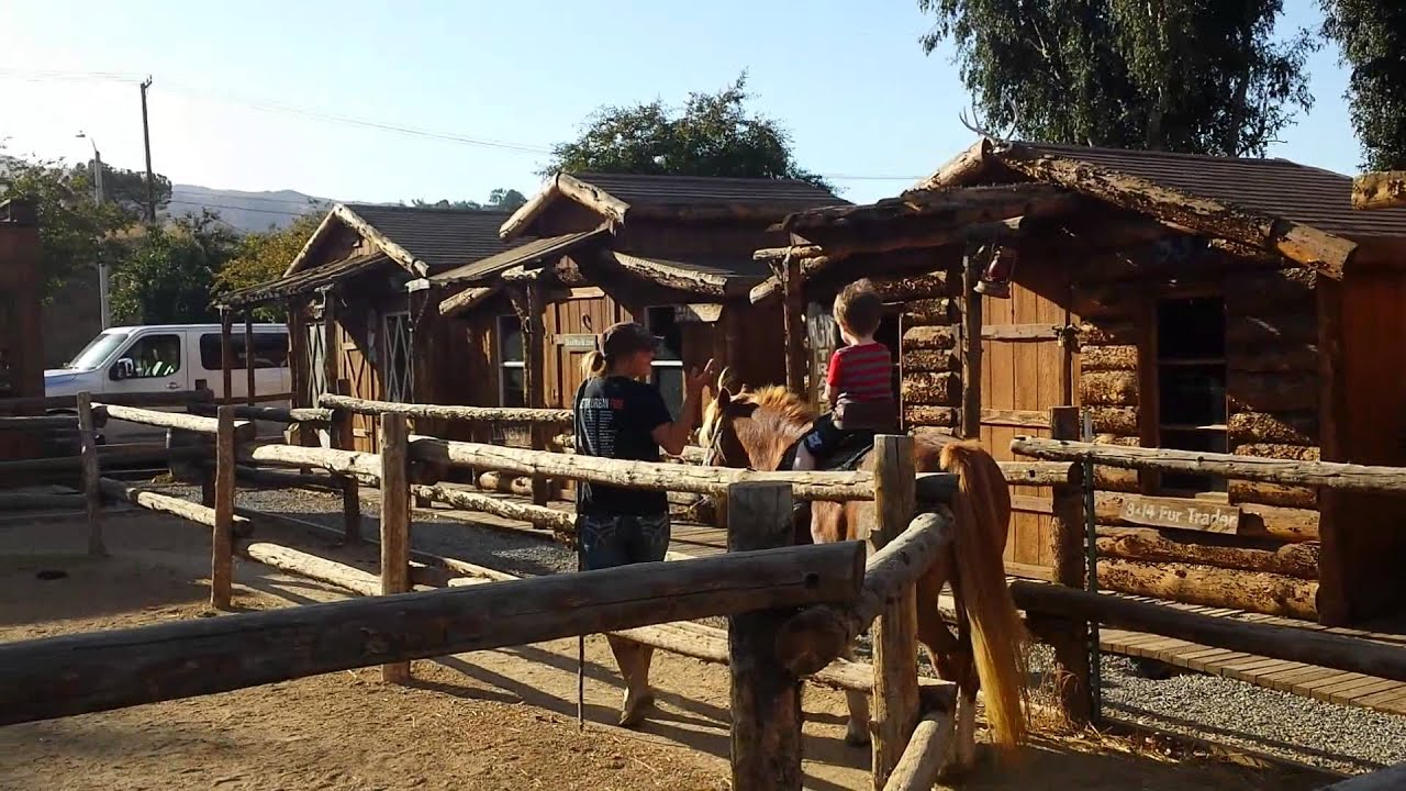 Toddler Riding Horse - YouTube