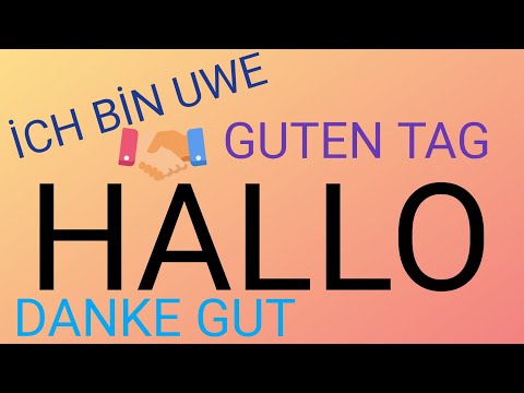 9.SINIF ALMANCA 1.ÜNİTE 1.BÖLÜM (HALLO)