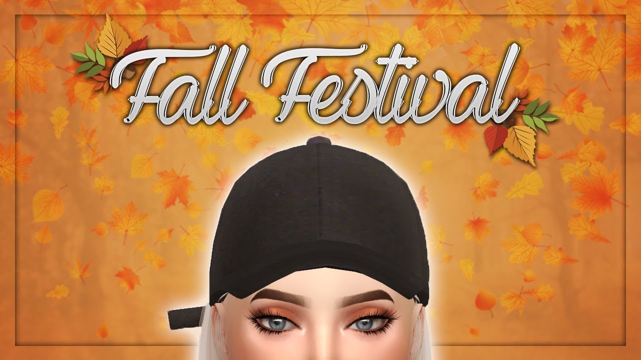 The Sims 4: CAS // Fall Festival + Full CC List - YouTube