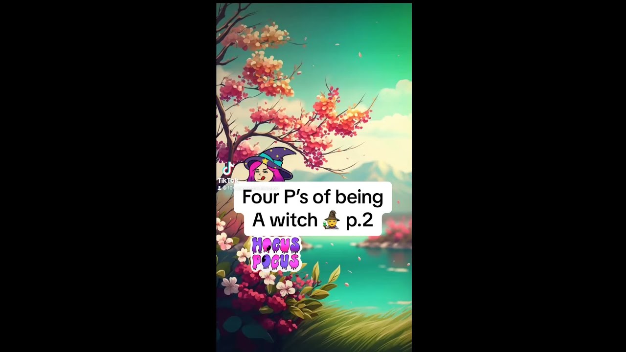 The Four P’S of being a Witch p.2 #fypシ #witch - YouTube
