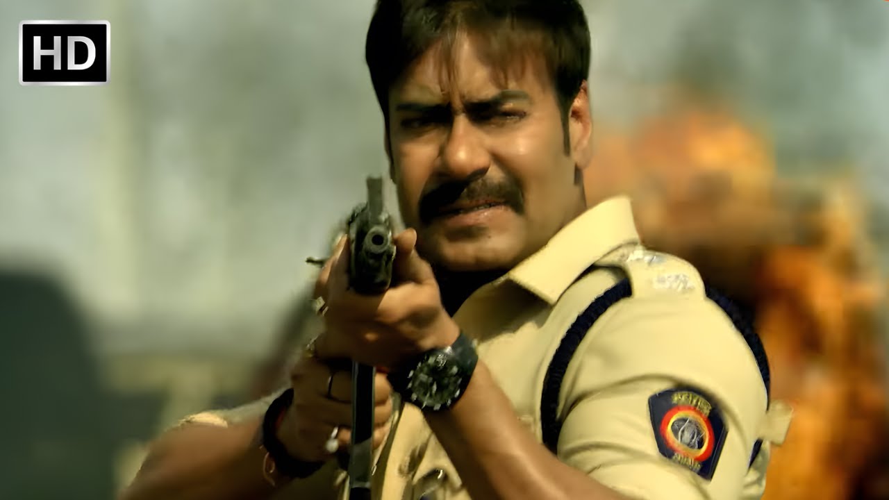 SINGHAM in Action Mode ON 🚨 | Ajay Devgn Fight Scene | Singham Returns ...