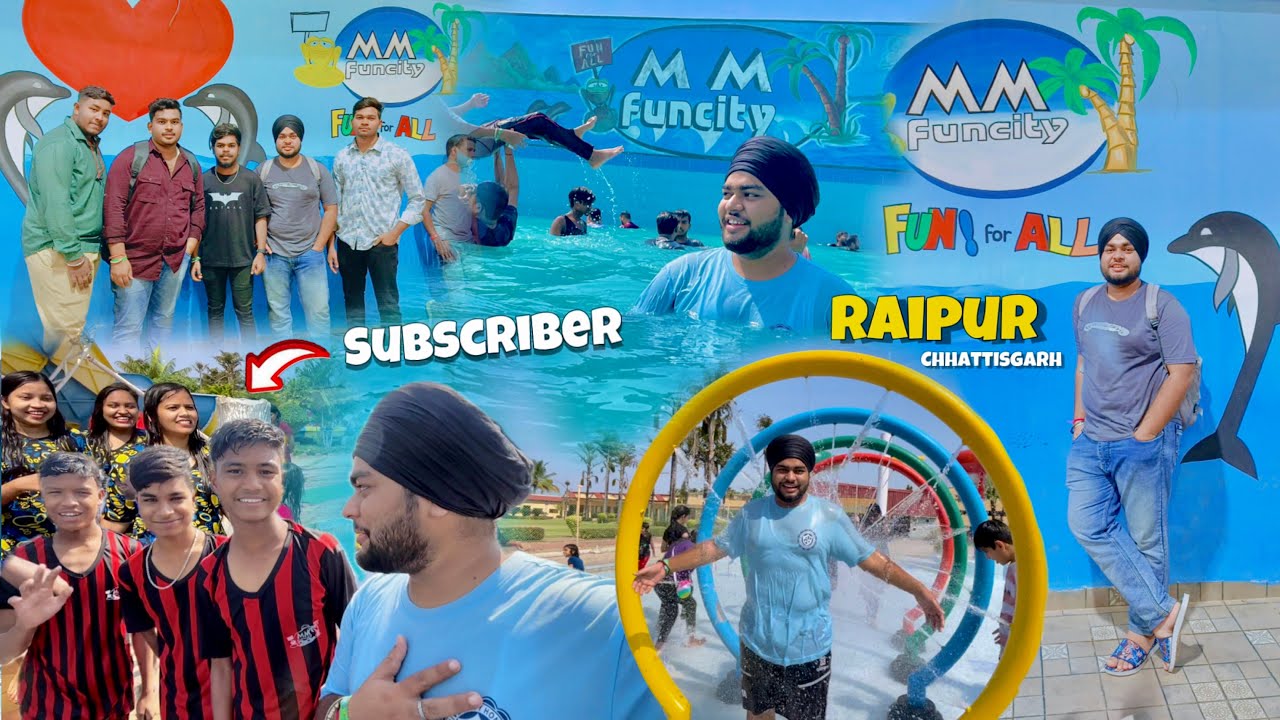 MM Funcity Waterpark Raipur 2024 😍 Mm Fun City Vlog || Waterpark Raipur ...