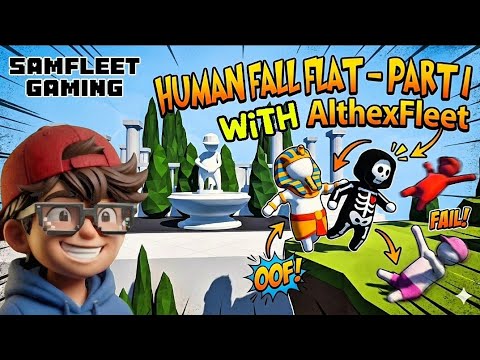 Human: Fall Flat Full Funny Gameplay with 'AthexFleet'🤣