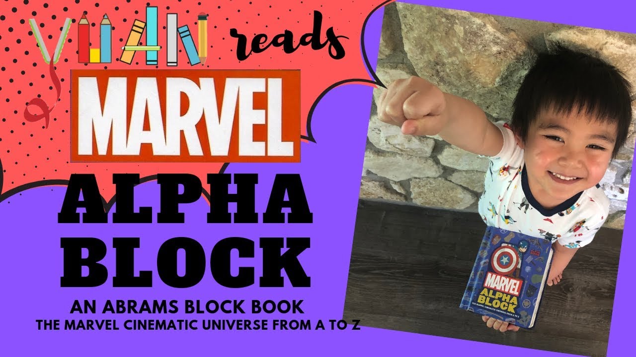 Yuan reads | Marvel Alpha Block an Abrams Block Book | Learn the ...