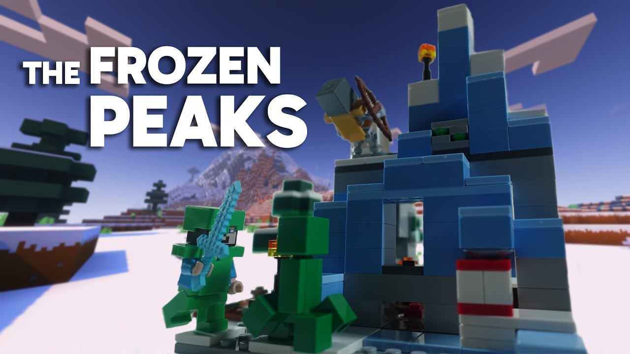 LEGO Minecraft The Frozen Peaks 21243 Unboxing - Speed Build - YouTube