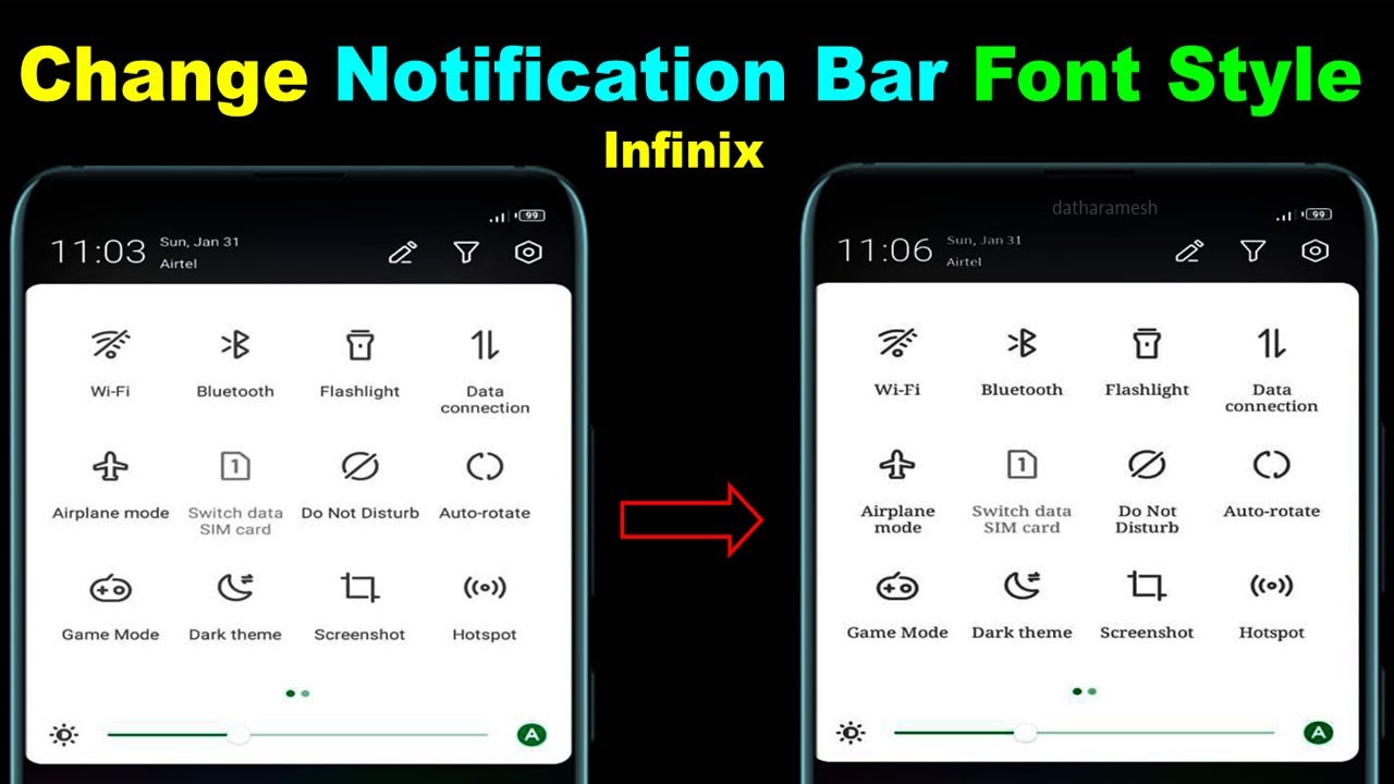 How To Change Notification Bar Font Style In Infinix Hot 9 Pro YouTube how-to-change-notification-bar-font-style-in-infinix-hot-9-pro-youtube