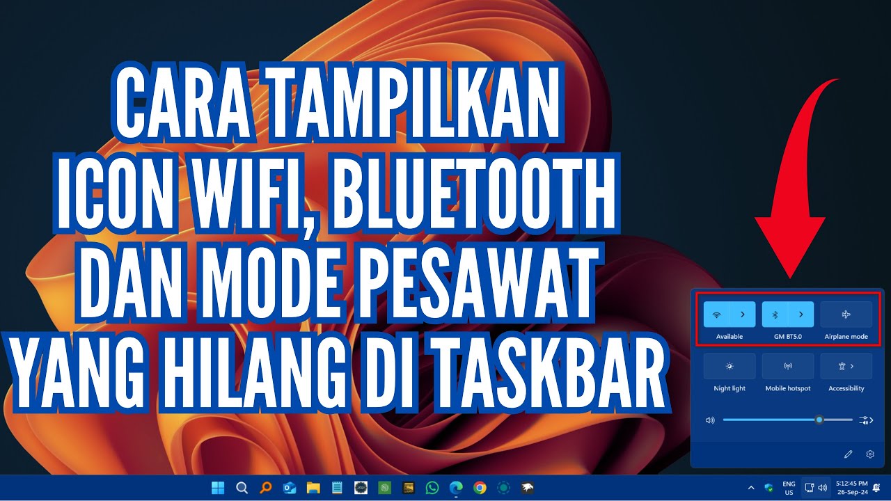 Cara Tampilkan Icon WIFi, Bluetooth dan Mode Pesawat Yang Hilang di ...
