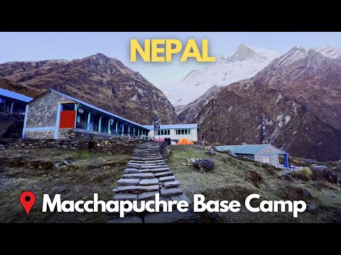 4K NEPAL Morning Walk at 3700m -ANNAPURNA Trekking Region Nepal - YouTube
