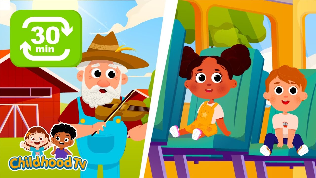 Old MacDonald had a Farm & Wheels on the Bus | The greatest nursery ...