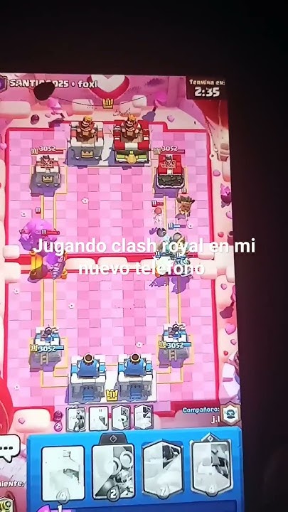 jugando clash en mi teléfono perdón por el ruido 😅😸 - YouTube