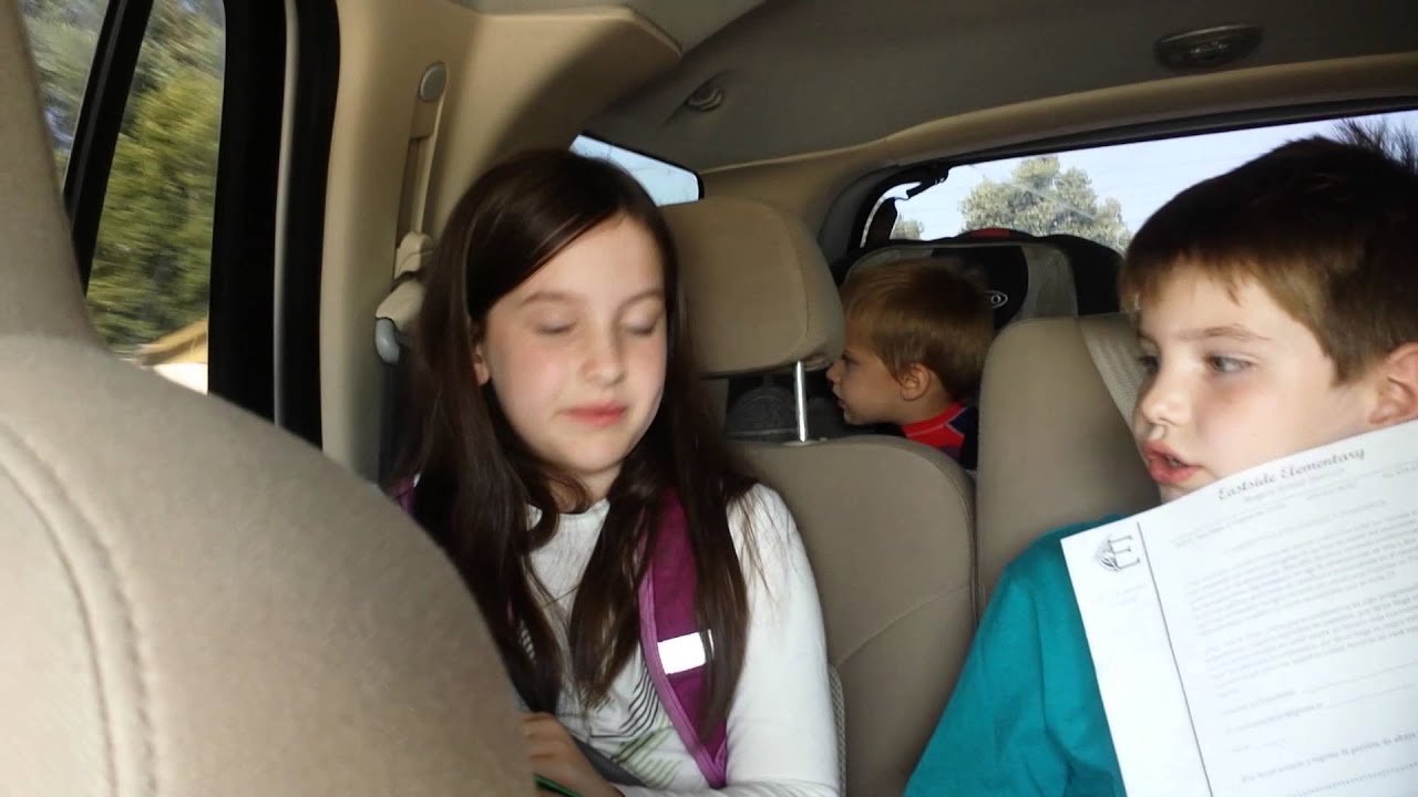 Kate helping Jack with his first ever homework - YouTube