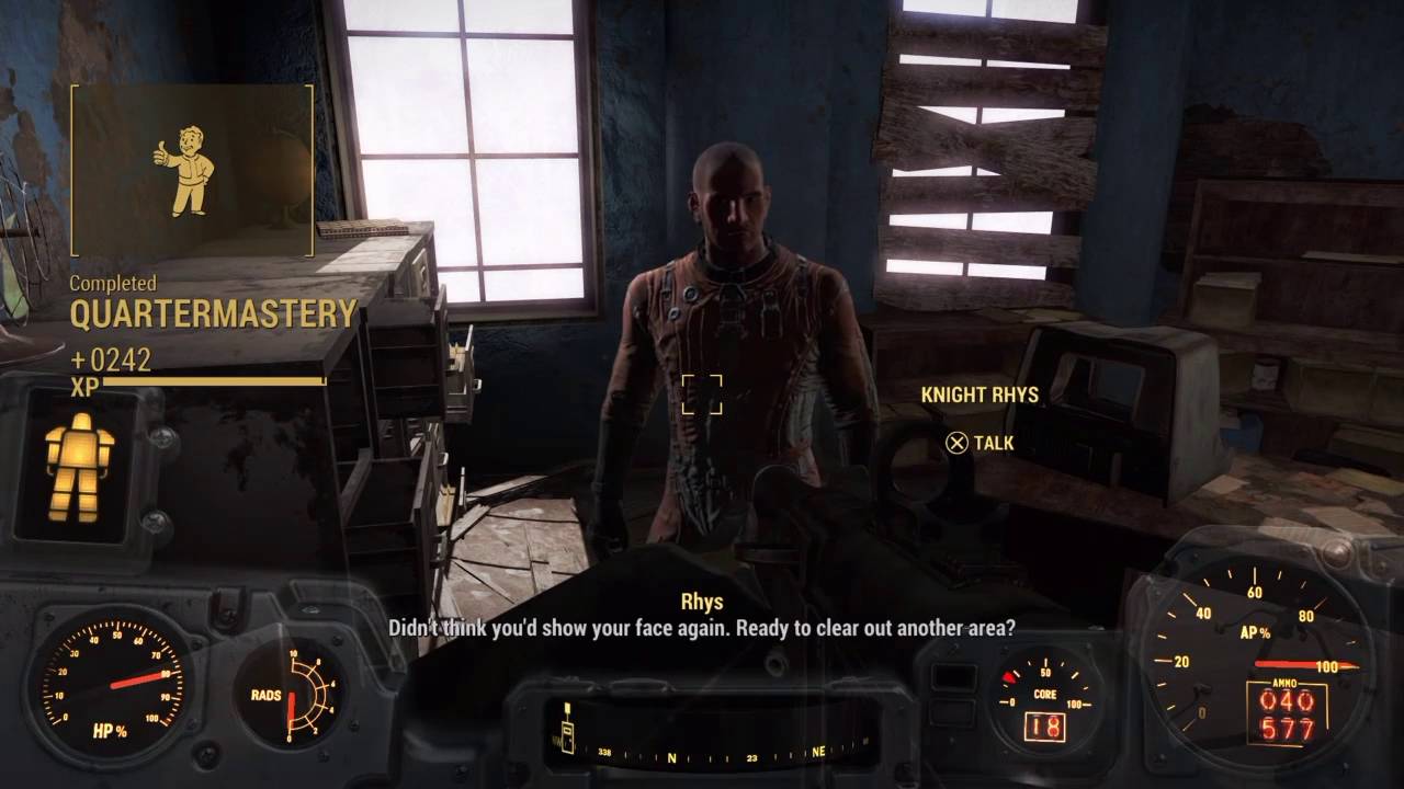 FALLOUT 4 - I Caught Rhys Doing... Something? - YouTube