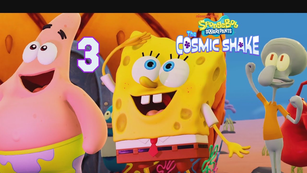 Sandy and Larry | SpongeBob SquarePants: The Cosmic Shake - 3 - YouTube