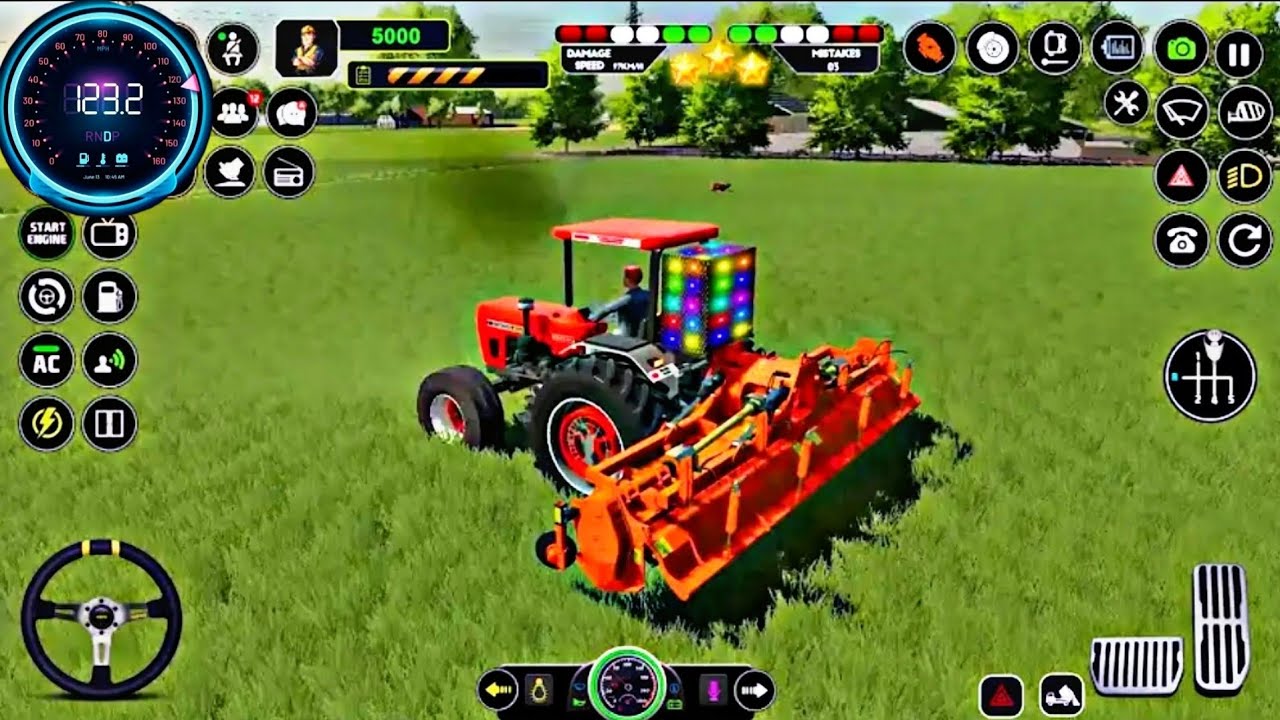 Real Tractor Indian Driving Simulator - Grand Farming Transport ...
