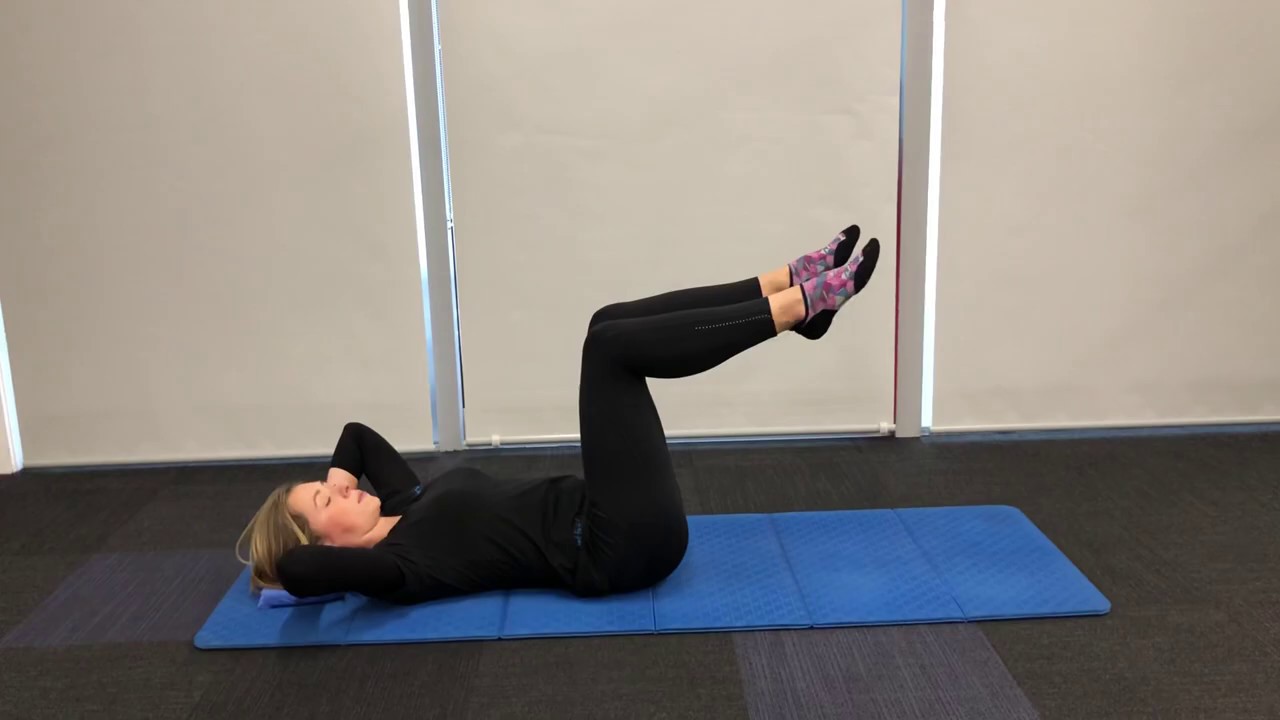 Ab curl- Level 2 - YouTube