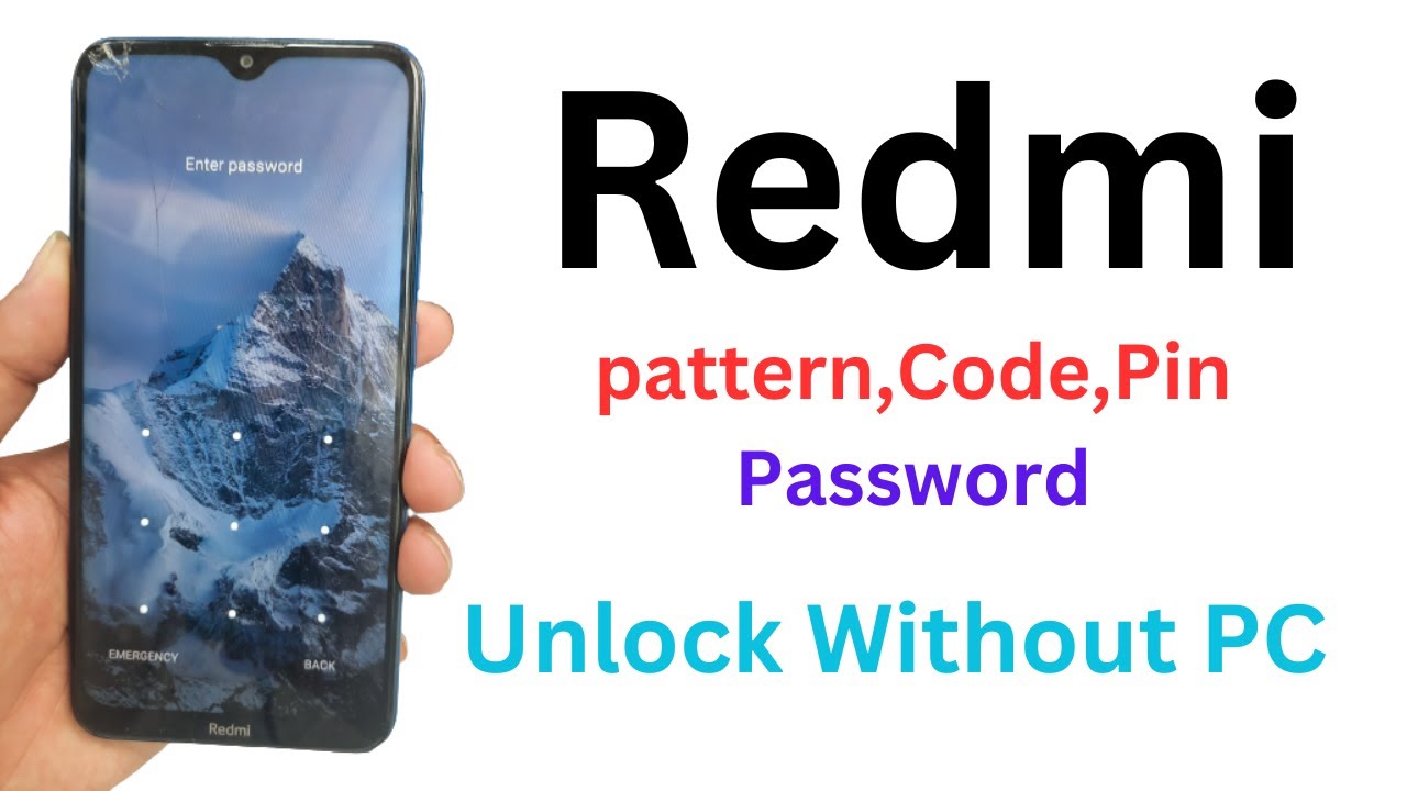 Redmi Hard Reset Without PC // Redmi Pattern, Code, Password Reset ...