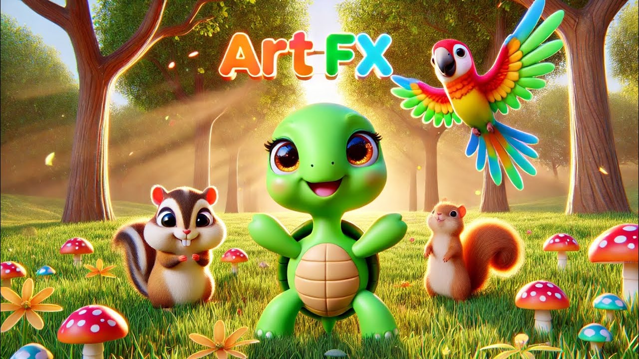 “Tilly the Turtle and the Flying Leaf 🍃 | A Sweet Story About ...