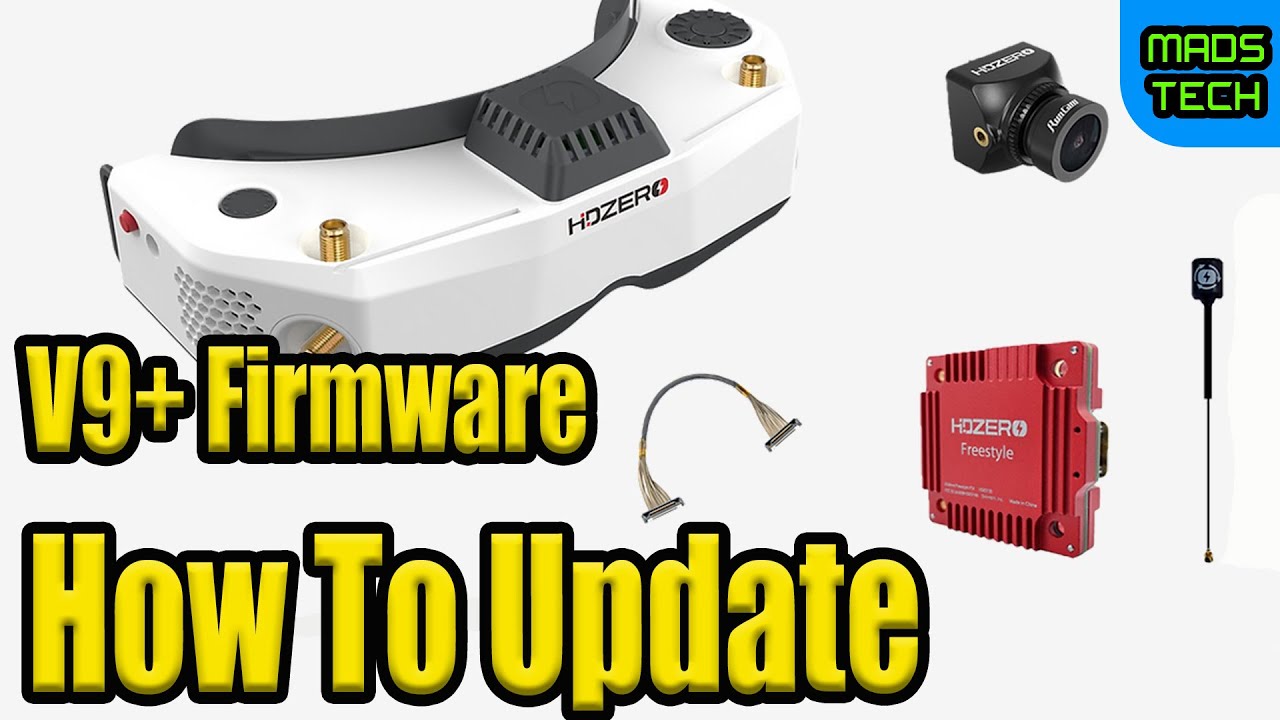 HDZero FPV Goggles V9 BIG Update How-To And What's Changed - YouTube
