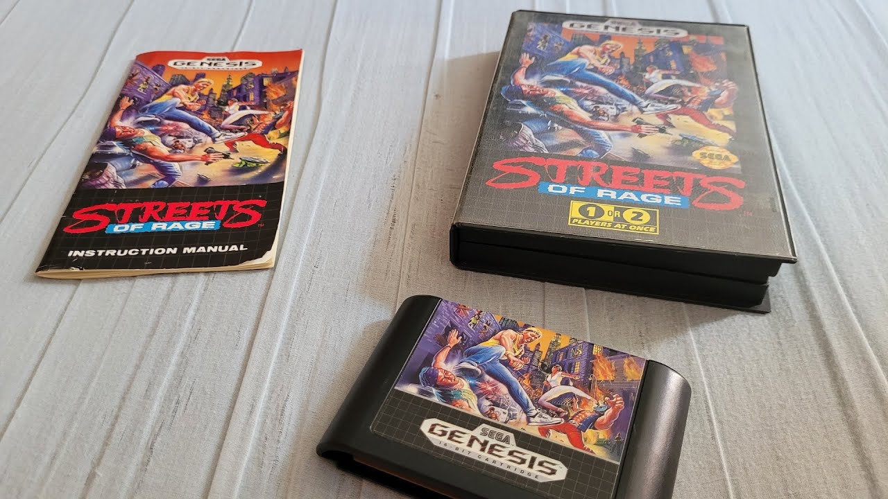 Streets of Rage Mega Drive - Unboxing - YouTube
