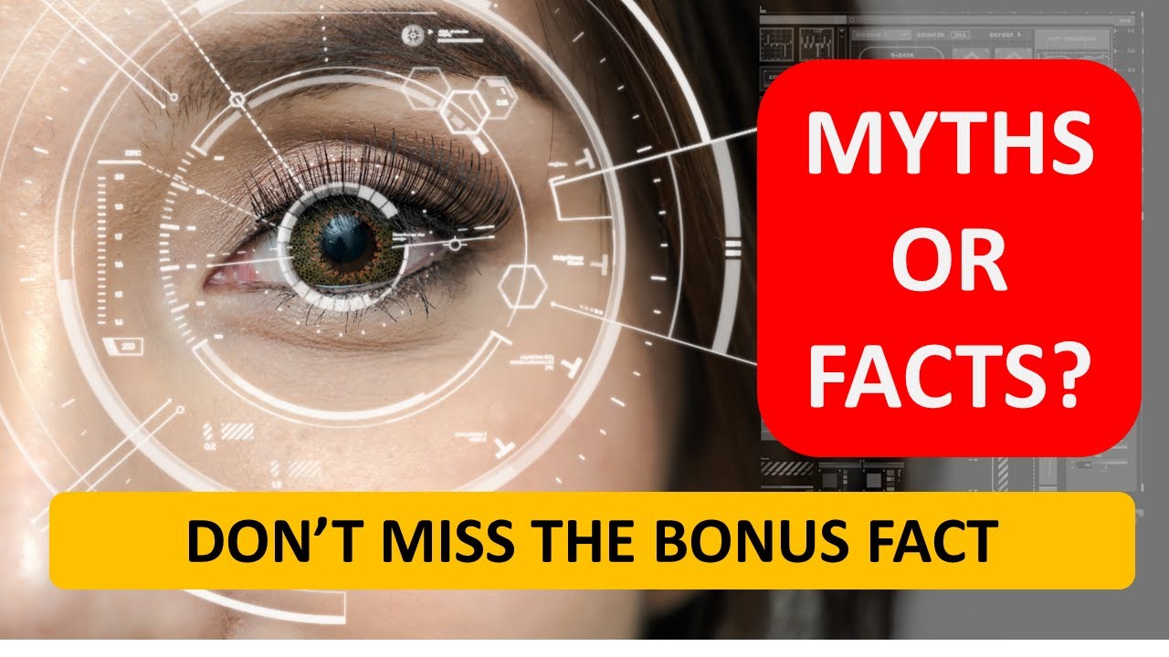 Myths that everyone told you, but they're false | Optometrist debunks ...